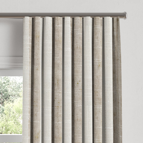 Ripplefold Drapery in French Laundry Stripe - Champagne – Loom Decor