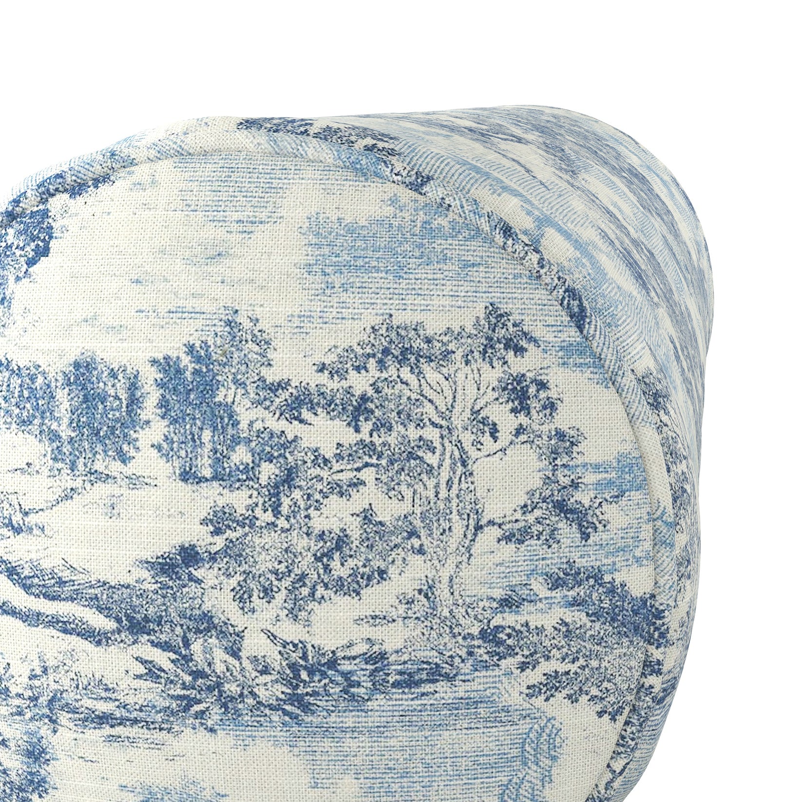 Bolster Pillow in Country Toile - Sapphire – Loom Decor