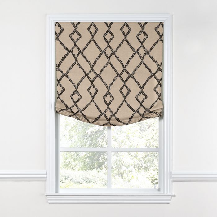 Black Roman Shades – Loom Decor